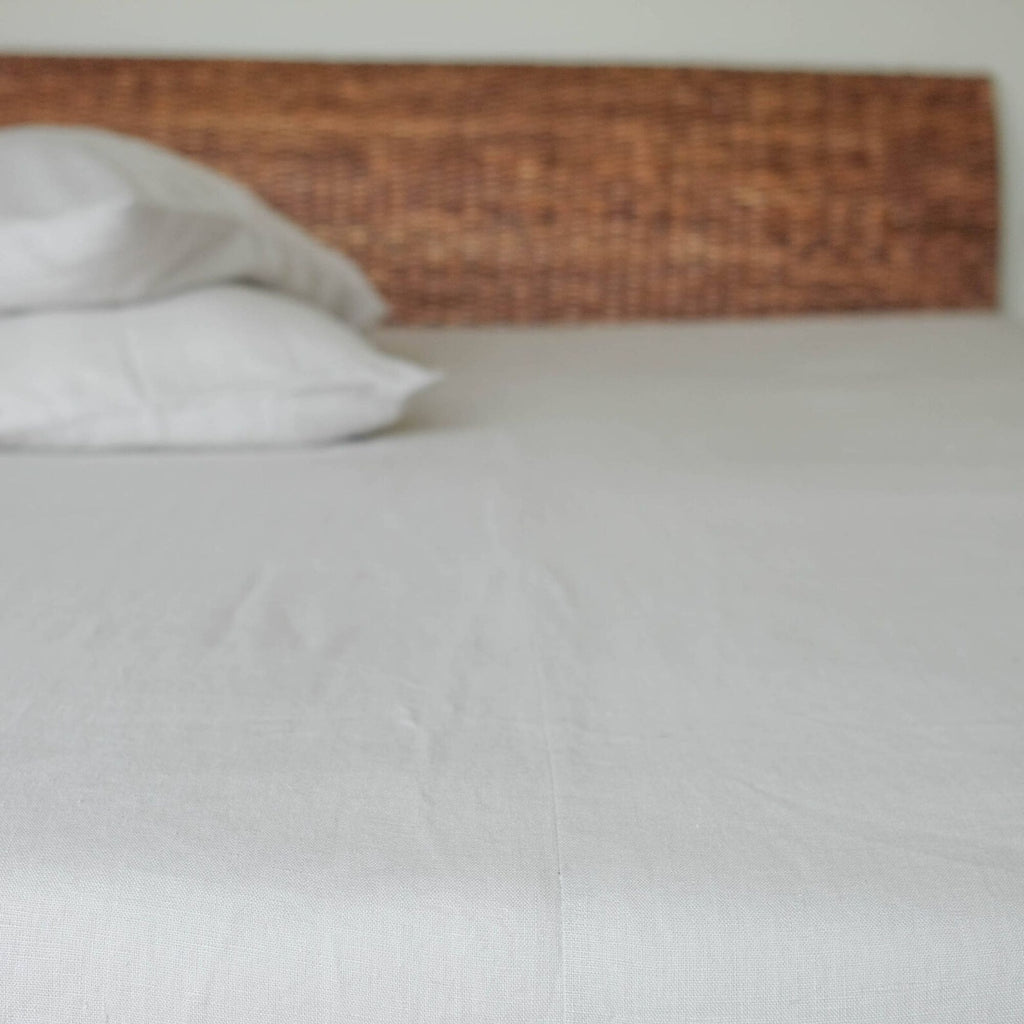 Linen Fitted Sheet/ Washed Linen